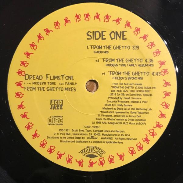 タイトル： From The Ghetto Mixesアーティスト：Dread Flimstone &amp; The Modern Tone Age Familyメディア：VG+スリーブ：VG+91年リリース。Billy Stewartの...