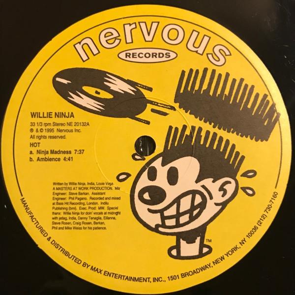 タイトル： Hot The Remixes By Danny Tenaglia &amp; Masters At Workアーティスト：Willie Ninjaメディア：NMスリーブ：NM1995年リリース、VoguingダンサーのWill...