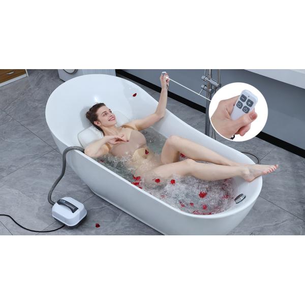 商品名 家庭用バブルバスマッサージャー／お風呂用気泡スパマット用途 浴槽内の気泡マッサージ、リラックスバスタイム、家庭スパ体験適用対象 成人・高齢者・冷え性・肩こり・ストレス緩和したい方に最適対応浴槽サイズ 一般的な家庭用浴槽（100〜20...