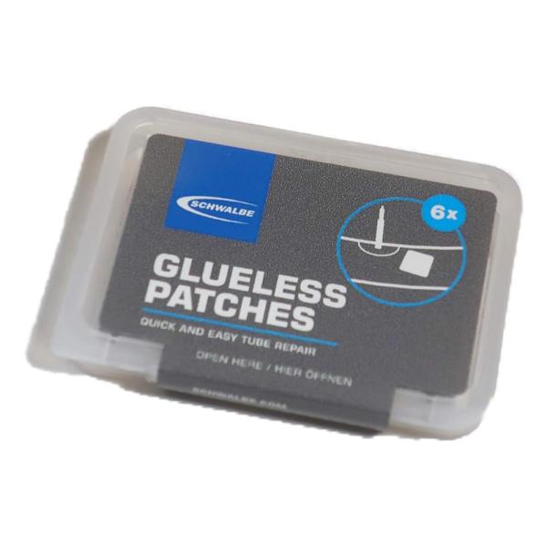 「商品情報」ゴムのりを使用せずに貼れるグルーレスタイプのパッチ。一般的な自転車チューブからシュワルベのエアロザンにご使用いただけます。 ※エアロザンを修理する場合は付属しているヤスリは使用せず、表面をアルコールなどできれいに洗浄してから貼り...