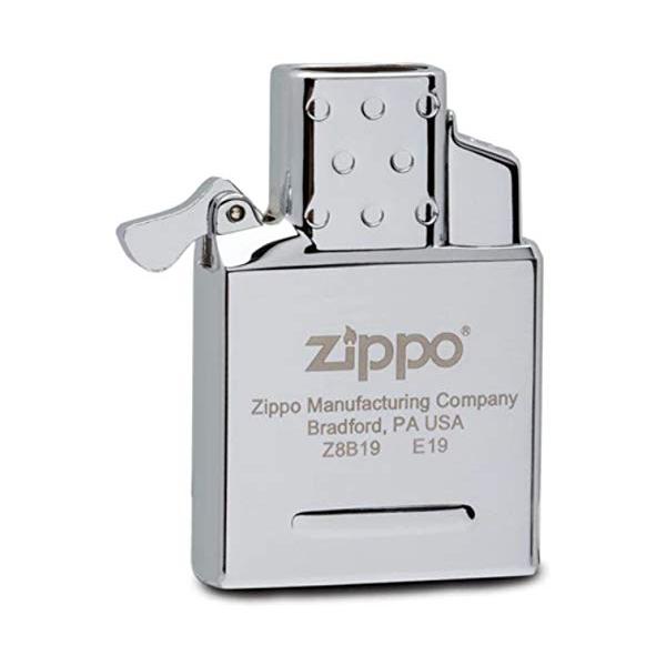 「商品情報」一般的なZippoサイズに適合いたします。「主な仕様」ダブルトーチ　zippoインサイドガスユニットレギュラーサイズに適合。スリムまたは1935レプリカケースなどには適合しません。