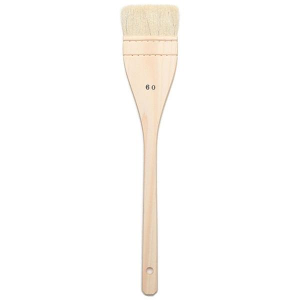 絵刷毛（山羊毛）60mm1本入り山羊毛を使用しています。絵具材料は幅広く対応しています。デザイン、日本画、パネル水張用に適した筆です。型番：70-5290 ／JANコード：4986441705291商品詳細タイプ 平筆 ／ 寸法 W65×H...