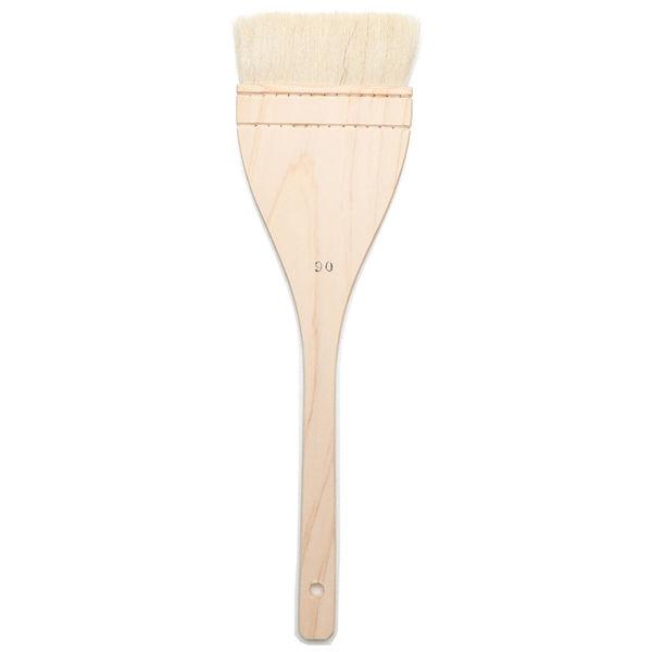 絵刷毛（山羊毛）90mm1本入り山羊毛を使用しています。絵具材料は幅広く対応しています。デザイン、日本画、パネル水張用に適した筆です。型番：70-5310 ／JANコード：4986441705314商品詳細タイプ 平筆 ／ 寸法 W90×H...