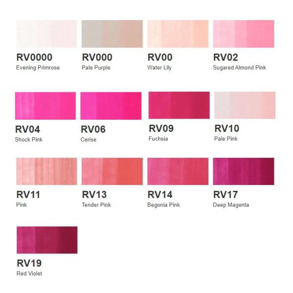 【1本】COPIC コピックスケッチ 単色 RV:Red Violet (赤紫) RV0000 RV000 RV00 RV02 RV04 ...