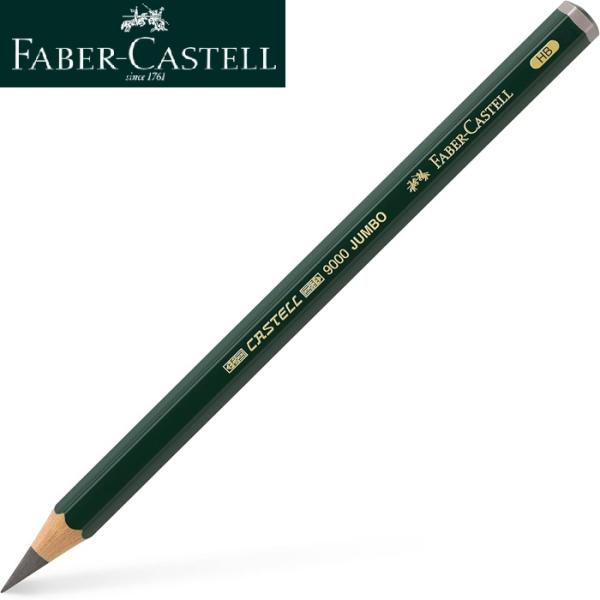 アレグザンダー・ファーバーカステル伯爵により1905年に発売されたカステル9000鉛筆に極太の5.3mm径の芯を搭載した鉛筆。紙面へのノリの良さ、書き味のなめらかさ、均一な品質、ムラのない定着性に加え、握りやすい太軸が特徴です。水性塗料で塗...
