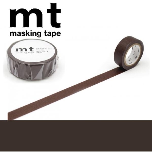 mt 1P ココア（MT01P203R）深い深いダークブラウンが魅力的な「ココア」です。シリーズ：basic品名 basic ココア品番 MT01P203Rサイズ 幅 15mm × 長さ 7mシリーズ basicカラー ココア