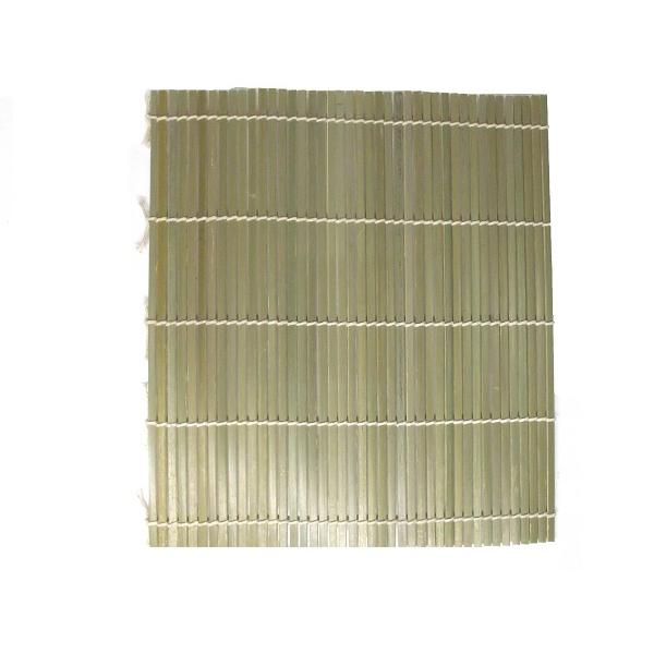大きめロングタイプで皮付タイプの巻きすです。のり巻きに、手巻き寿司に。材質　竹　綿サイズ　２7ｃ*２7ｃ　厚み約３ｍｍ１本の巾は約４〜５ｍｍ程度です。※天然ものの為、サイズは目安です。【鬼す、巻すだれ、竹巻すだれ、竹製巻すだれ、太巻きすだれ...