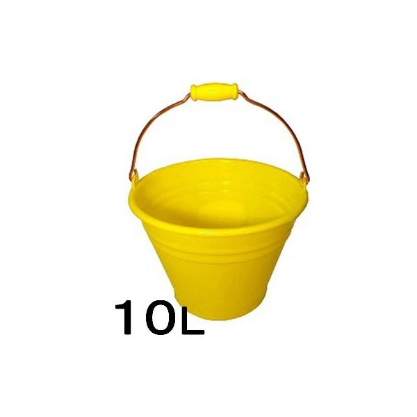 硬質ポリエチレンだから丈夫で発色がきれい。３色（Ｂ・Ｒ・Ｙ）で色分け、使い分けができます。材質　本体：硬質ポリエチレン　ハンドル：アルミサイズ　312φ*234Ｈ容量　10Ｌ色　黄耐熱温度　110℃耐冷温度　−30℃【ペール・丸型ペール・角...