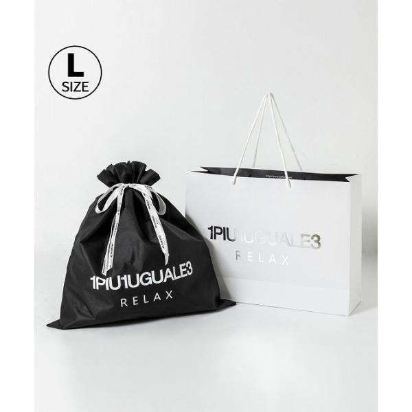 SIZE手提げ袋：(幅55 高さ41 マチ15)cm内袋：(縦55 横60)cm※内袋の縦サイズは絞り部までの長さですバッグ・アウターなど大きなものにCONP手提げ袋: 紙内袋: 不織布・リボンATTENTION※実測値のため、多少の誤差は...