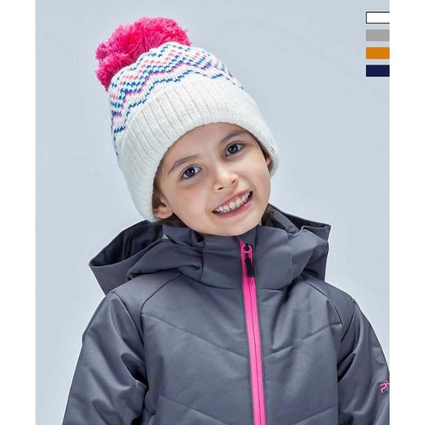 phenixski 2023 Autumn/Winter Collectionポップなカラーリングのジュニア用ニットキャップ。裏地吸汗/速乾機能、ネームラベル付き。SIZE / 高さ / 幅JF / 19 / 24COMP表地　アクリル79...
