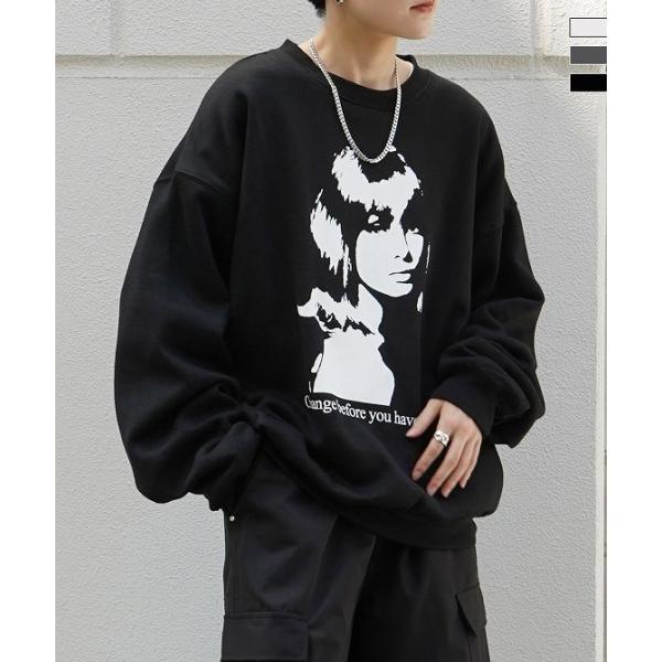 SIZEM 約(身幅63 肩幅63 着丈67 そで丈59)cmL 約(身幅65 肩幅65 着丈69 そで丈60)cmCOMP本体：ポリエステル70%, コットン30%リブ部分：ポリエステル62%, コットン35%, ポリウレタン3%ATTE...