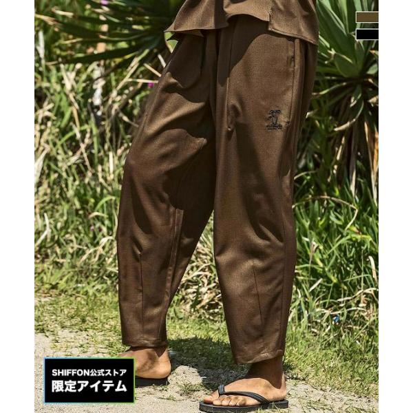 【SHIFFON公式ストア 限定アイテム】【セットアップ対応品番】パンツ：mgo-25023wSIZEM 約(ウエスト76 股上32 股下65 わたり40 裾幅19.5 ヒップ126)cmL 約(ウエスト80 股上33 股下66 わたり41...