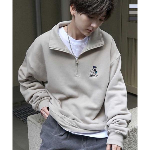 SIZEM 約(身幅62 肩幅58.5 着丈67 そで丈63)cmL 約(身幅64 肩幅62 着丈71 そで丈63)cmXL 約(身幅68 肩幅66 着丈72 そで丈63.5)cmCOMP本体：ポリエステル70%, コットン30%リブ部分：...