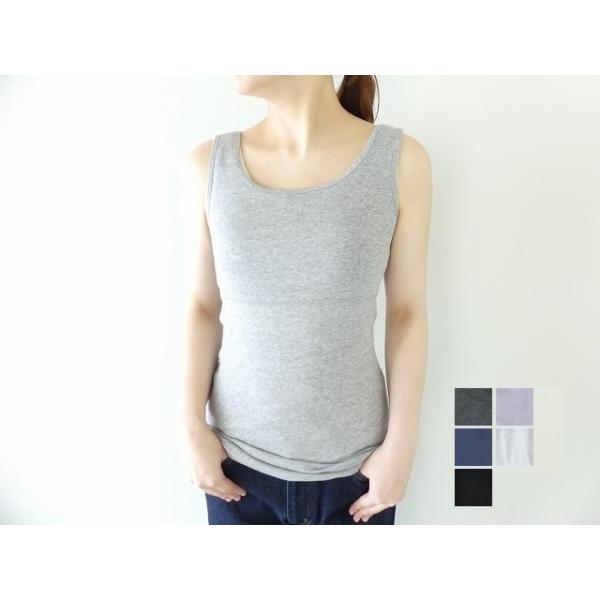 color(1)サラシ(2)TOPグレー(3)ブラック(4)TOPチャコール(5)ラベンダーsizeF( 身幅 32cm 総丈 69cm )quality綿　100%　日本製モデル身長　167　cmメーカー希望小売価格　￥　5,000+税当...