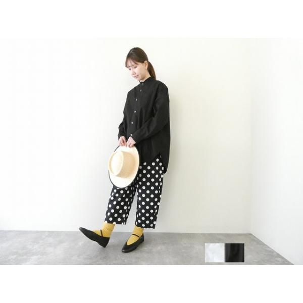 color(120)オフ(990)ブラックsize2( 身幅 60cm 総丈 前71.5cm 後80cm )quality綿　100%別布　綿100％日本製モデル身長　158　cmメーカー希望小売価格　￥　13,000+税当店の商品は実在店...