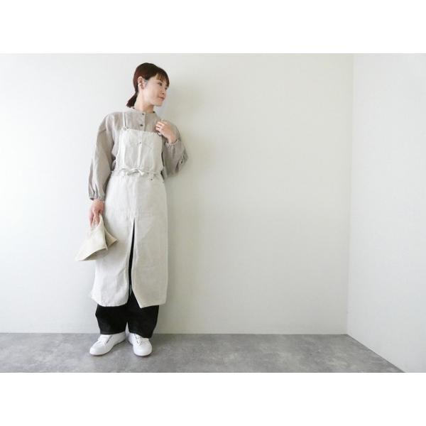 colorキナリsizeF( 総丈98cm 肩ひも含まない　幅 平置き約69cm )quality綿65％　麻35％モデル身長　162　cmメーカー希望小売価格　￥　10,000+税当店の商品は実在店舗でも同様に販売をしているため、タイムラ...