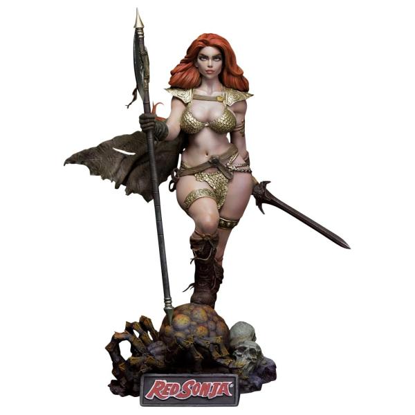 【商品概要】『英雄コナン』の世界観を基にしたコミックに登場する赤髪の女戦士「レッドソニア」を1/8スケールでプラスチックモデル化!全高:約27cmRED SONJA (R) &amp; (C) 2024 and related logos ...