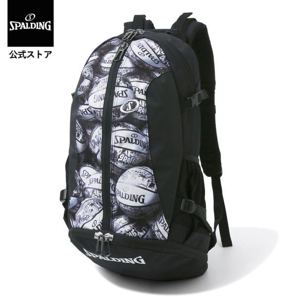 ●サイズ：W35×H57×D32cm●素材：ポリエステル●グラフィティホワイトののボールパターンを用いたシリーズ。●バスケットプレイヤーのために開発されたバッグ。●ボール・シューズ・アパレルなど、バスケに必要な装備を全て収納可能。●ボールも...