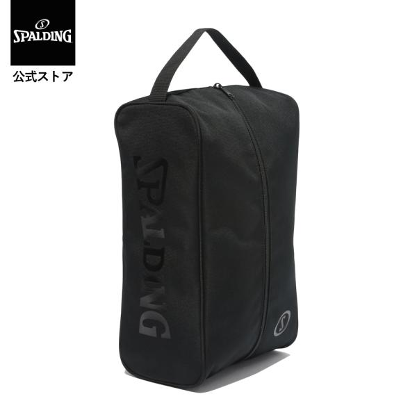 ●素材：ポリエステル●サイズ：W36×H13×D21.5cm●カラー：ブラック●生産国：中国●パイピングを施し、しっかりとした肉感のある撥水生地を使用したシューズケース。●左サイド部分にはSPALDINGロゴ、正面右下にはファストSロゴがプ...