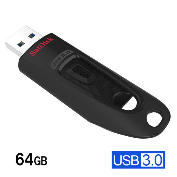 メーカー：SanDisk製品型番：SDCZ48-064G-U46容量：64GBシーケンシャル読み出しパフォーマンス：130MB/sインターフェイス：USB3.2 Gen1互換性：Android 11以降           Windows ...