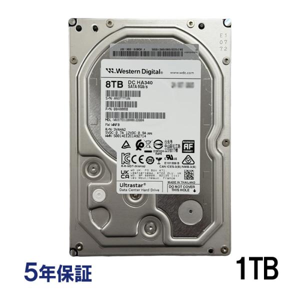 商品仕様 容量：8 TBフォームファクター：3.5インチランダム読み出し最大：154IOPSランダム書き込み最大：425IOPSインターフェース：SATA転送速度：up to 267MB/sディスク回転数：7200 RPM記録技術：CMRキ...