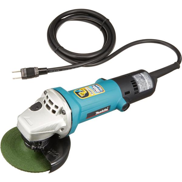 砥石/外径100mm×厚4mm×内径15mm回転数:9,000回転/分電源:単相100V電流:7.4A消費電力:720W質量:1.5kgコード:2.5m●低速型・高トルクモデル●二重絶縁タイプ●高耐久＆ハイパワーモータを搭載●握りやすい細径...