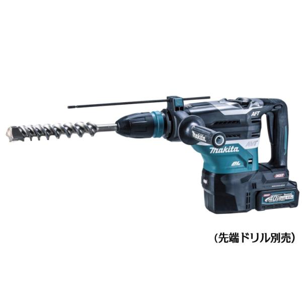 ※先端のドリルは別売りです。※低価格帯維持のため、簡易梱包となります。★セット内容品(全て純正品となります)本体（HR005）ケースサイドグリップストッパポールバッテリーBL4040 2個DC40RA充電器【仕様】40Vmax、40ｍｍ充電...