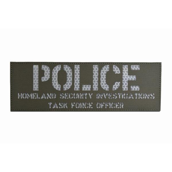 HSI用のパネルパッチです。高輝度のリフレクターを使用し高い視認性を確保しています。背面ベルクロ仕様。カラー：レンジャーグリーン　サイズ：7.5cm x 23cm　ブランド：SPECTRE SIGNS GEAR【ご注意事項】無理に折り曲げた...