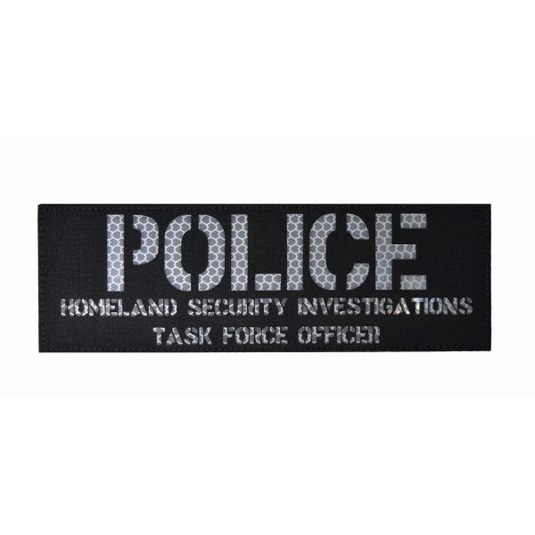 HSI用のパネルパッチです。高輝度のリフレクターを使用し高い視認性を確保しています。背面ベルクロ仕様。カラー：ブラック　サイズ：7.5cm x 23cm　ブランド：SPECTRE SIGNS GEAR【ご注意事項】無理に折り曲げたり引っ張ら...