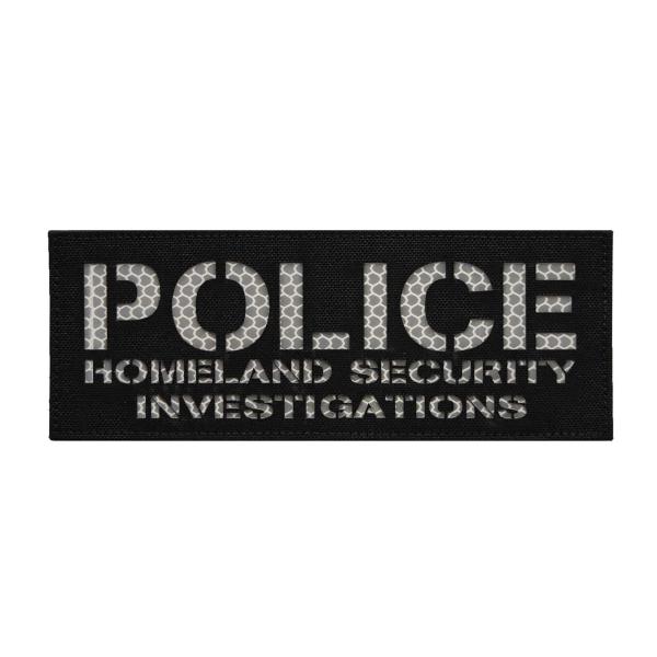 HSI用のパネルパッチです。高輝度のリフレクターを使用し高い視認性を確保しています。背面ベルクロ仕様。カラー：ブラック　ブランド：SPECTRE SIGNS GEAR【ご注意事項】無理に折り曲げたり引っ張らないでください。製法の関係上、破損...