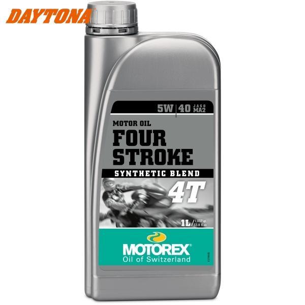 ■ブランド：DAYTONA(デイトナ)■販売元：株式会社デイトナ■品番：49322■JAN：4909449651919■商品名：MOTOREX FOUR STROKE 4T 5W-40 容量:1L