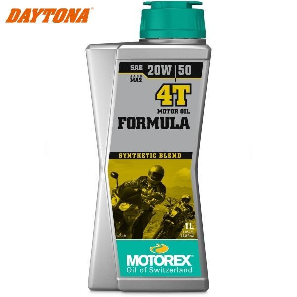 ■ブランド：DAYTONA(デイトナ)■販売元：株式会社デイトナ■品番：49310■JAN：4909449652275■商品名：MOTOREX FORMULA 4T 20W-50 容量:1L