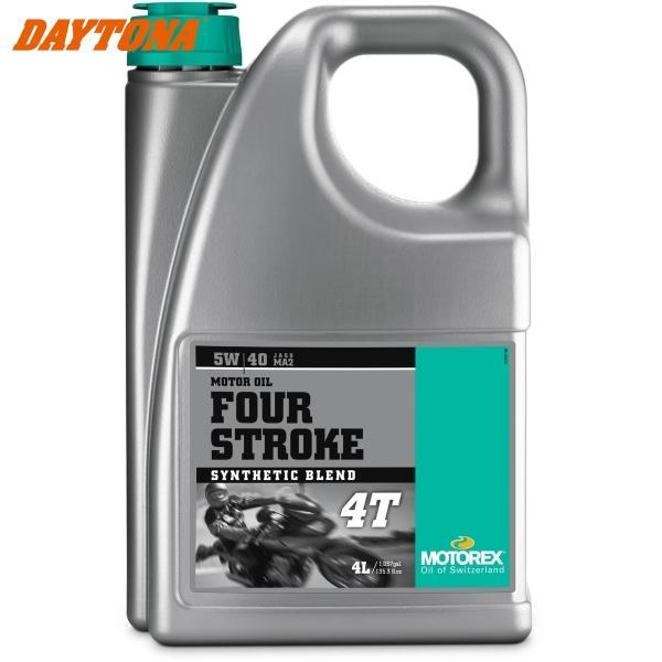 ■ブランド：DAYTONA(デイトナ)■販売元：株式会社デイトナ■品番：49324■JAN：4909449652367■商品名：MOTOREX FOUR STROKE 4T 5W-40 容量:4L