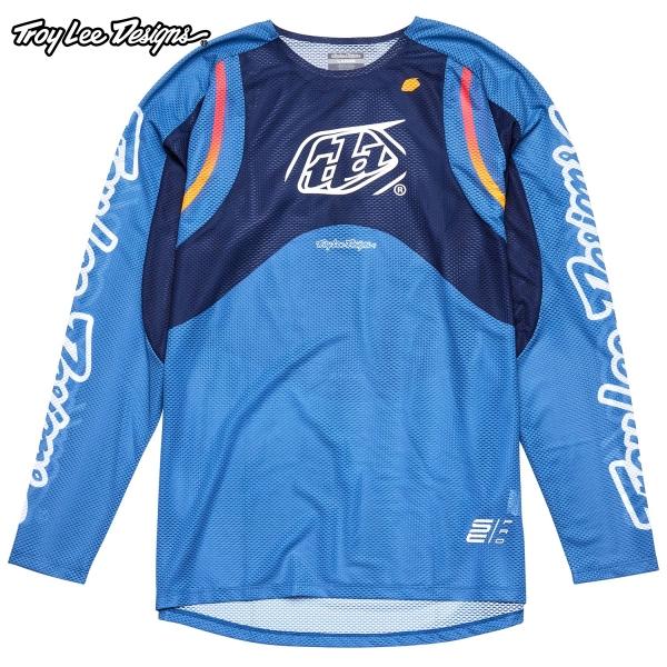 ■ブランド：Troy Lee Designs(トロイリーデザインズ)■販売元：RS TAICHI■品番：TDU231BU01L■商品名：TDU231 SE PRO AIR ジャージ カラー:PINNED BLUE サイズ:L