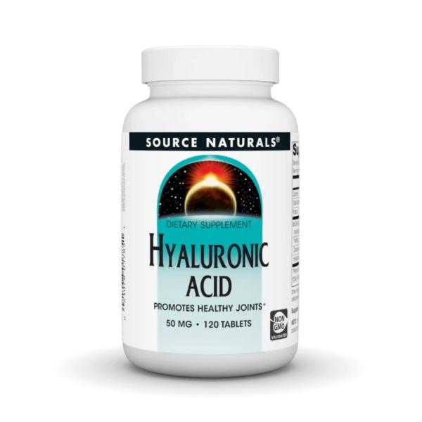 Source Naturalsヒアルロン酸は、特許取得済みのバイオセルコラーゲンを加水分解することで、低分子量ヒアルロン酸、コンドロイチン硫酸、II型コラーゲンペプチドへと変化させます。