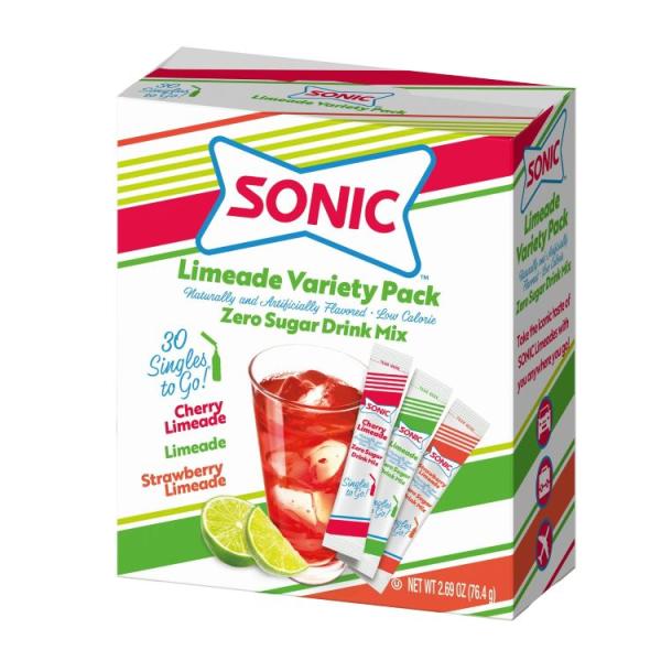 ソニック シングルズ トゥ ゴー ドリンクミックスは、手軽にフレーバーウォーターが楽しめる粉末飲料です。 シュガーフリー・カフェインフリー・非炭酸タイプで、日常の飲用にも取り入れやすい設計です。 個包装スティックで持ち運びしやすく、車内や職...
