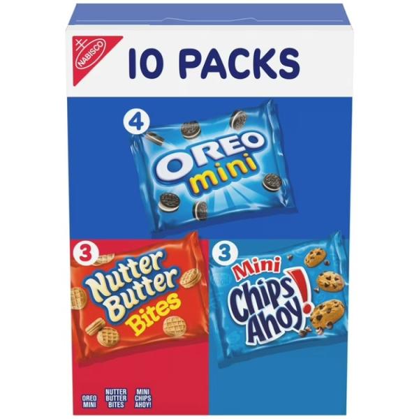 ナビスコの人気ミニクッキーを詰め合わせた、便利なバラエティパックです。内容は、オレオ ミニ（4袋）、ナッターバター バイツ（3袋）、チップスアホイ ミニ（3袋）の合計10袋入り（各約28g）。※パッケージは変更になる場合があります。 おなじ...