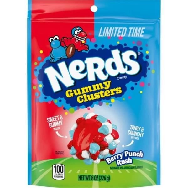 カリッとした食感とやわらかなグミがひとつになった、ナーズのグミ クラスターズ ベリーパンチラッシュです。ベリーパンチフレーバーのナーズキャンディで、フルーティーなグミを包み込み、ひと口ごとに食感と味わいの変化が楽しめます。甘さの中にほどよい...