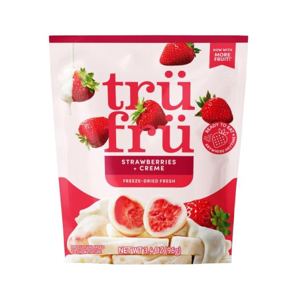 フリーズドライいちごを使用した、手軽に楽しめるスイーツです。いちご一粒一粒を、コクのあるクリームでコーティングしています。フリーズドライならではの軽い食感と、いちごの甘酸っぱさ、クリームのまろやかさを組み合わせた味わいが特長です。甘いおやつ...