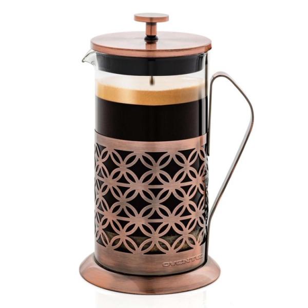 オベンテのフレンチプレス コーヒーメーカーは、自宅で手軽にコーヒーや紅茶を楽しめるガラス製コーヒープレスです。コーヒー粉とお湯を入れて数分待ち、ゆっくりプレスするだけで、香り豊かな一杯を味わえます。本体には耐熱性のあるホウケイ酸ガラスを使用...