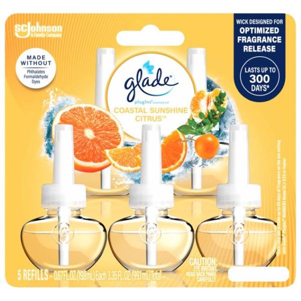 コースタル サンシャイン シトラスは 海辺の空気感に シトラスとパイナップルのアクセントを組み合わせた香りです。グレード プラグイン用エアフレッシュナーは 従来品より香りの強さをより細かく調整できます。調香師が手がけた香りにエッセンシャルオ...