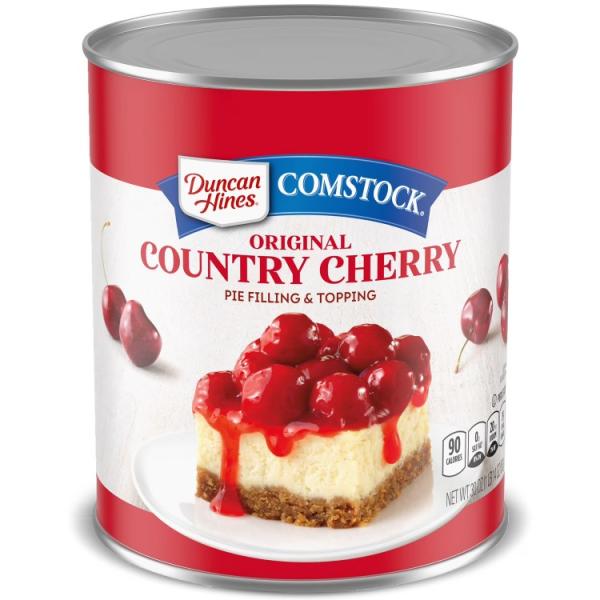 ダンカンハインズ コムストック オリジナル カントリーチェリーパイフィリング＆トッピングは、チェリーの風味が楽しめるデザート用フィリングです。 パイ生地に入れるだけで手軽にパイが作れるほか、トッピングとしても使いやすい仕上がりです。 パンケ...