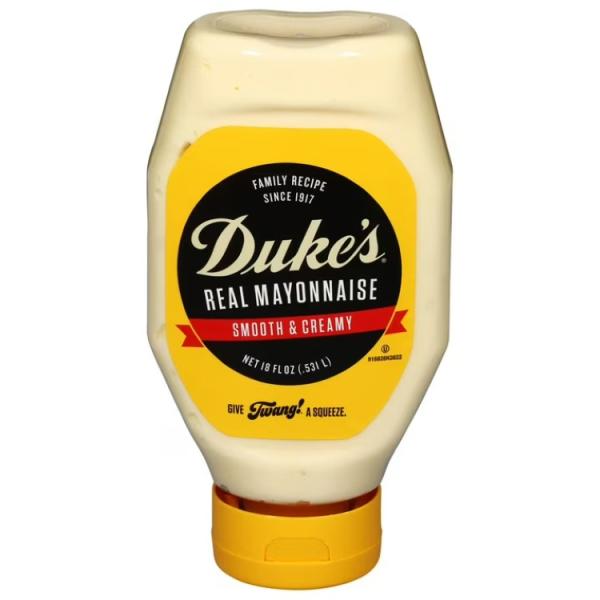 1917年創業、ユージニア・デュークのオリジナルレシピで作られた、なめらかでクリーミーな食感と他にはない独特の風味が魅力のマヨネーズ。サンドイッチやサラダはもちろん、ベーキングの隠し味としても活躍します。砂糖不使用。コーシャ認証取得。グルテ...