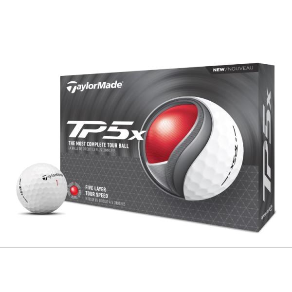 テーラーメイド TP5x ゴルフボールは、スピード性能とコントロール性のバランスに配慮した5層構造のツアーボールです。ティーショットからグリーン周りまで、幅広いシーンに対応できる設計が特長です。 スピードラップドコアを採用し、スムーズな打ち...