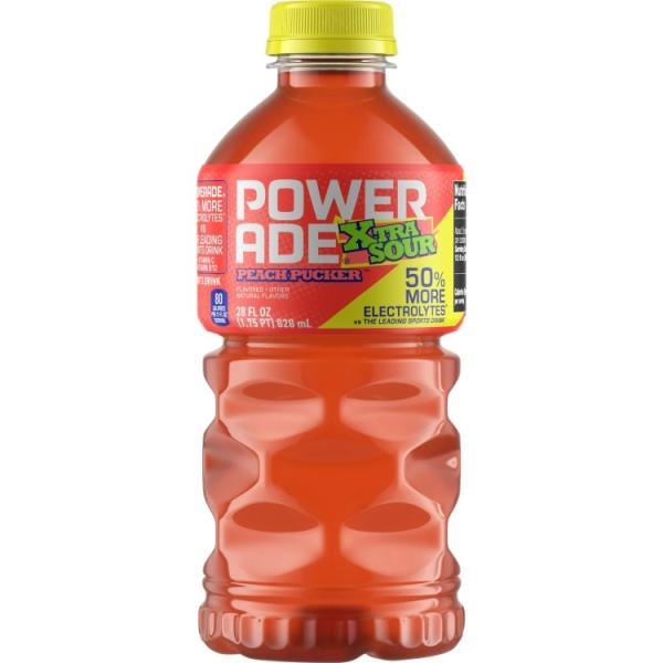 パワーエイド エクストラサワー ピーチパッカー 約828ml。 ジューシーなピーチの風味としっかりとした酸味が特長のスポーツドリンクです。 電解質を含み、運動時や日常の水分補給に取り入れやすい飲料です。 フルーティーでさっぱりとした味わいで...