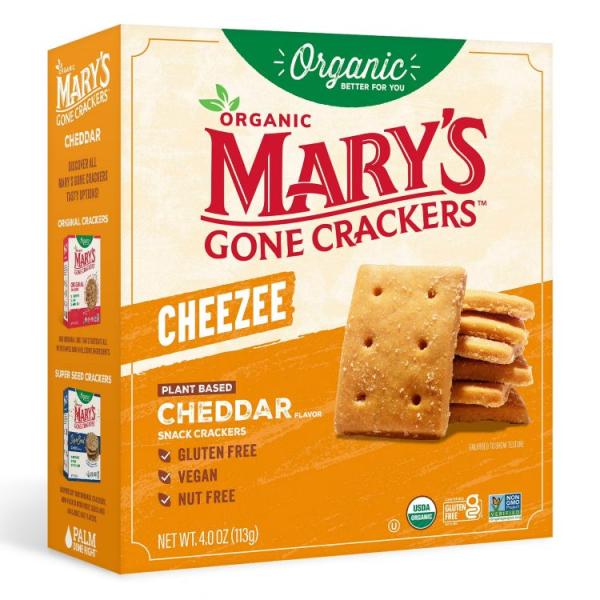 メアリーズ ゴーンクラッカーズ チージークラッカーオーガニック認証・グルテンフリー・Non-GMO・コーシャ認証取得。品質と食事スタイルに配慮したチージータイプのクラッカーです。乳製品不使用・グルテン不使用・ナッツ不使用で、さまざまな食事制...