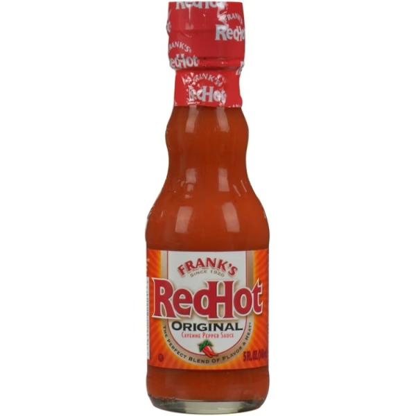 フランクス レッドホット オリジナル カイエンペッパー ホットソース コーシャ 148mL ガラスボトル1964年の誕生以来、愛され続けるフランクスの定番ホットソース。熟成カイエンペッパーを使用した中辛のソースは、チキンウィングやサンドイッ...