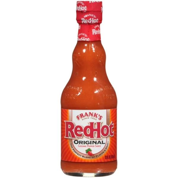 フランクス レッドホット オリジナル カイエンペッパー ホットソース コーシャ 354mL ガラスボトル熟成カイエンペッパーを使用した、風味豊かでクセになるホットソース。程よい辛さとコクが特長で、バッファローウィングやチキンサンド、ナチョス...