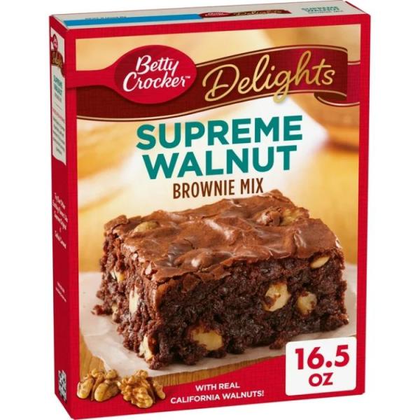 カリフォルニア産のくるみを使用した、食感と風味を楽しめるブラウニーミックスです。少ない材料を加えるだけで、しっとりとした焼き上がりのブラウニーを手軽に作ることができます。作り方は、水・油・卵を加えて混ぜ、型に流してオーブンで焼くだけ。短時間...