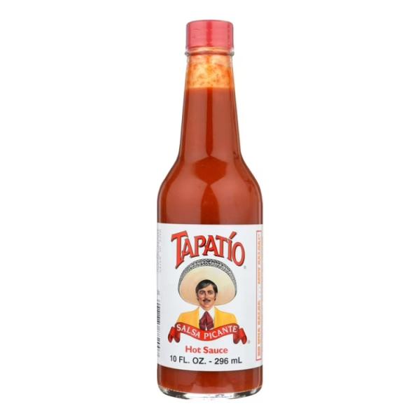 タパティオ サルサピカンテ ホットソース 296mL ラテンの食文化を代表する定番ホットソース。独自のペッパーブレンドとスパイスで仕上げた、風味豊かで程よい辛さが特徴です。タコスや卵料理、スープ、マリネなど、どんな料理にも使いやすく、食卓に...